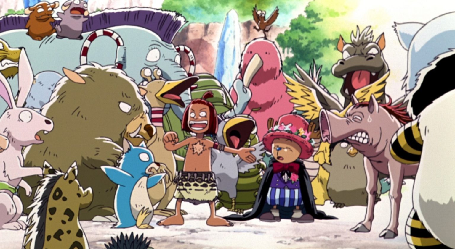 One Piece Movie 3: Chinjuu-jima no Chopper Oukoku – O novo rei dentre a ...